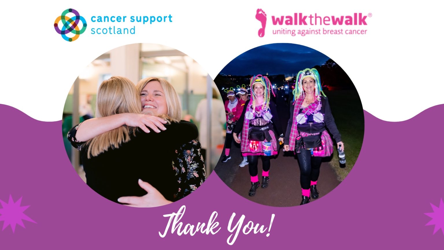 Walk the Walk award Cancer Support Scotland with £50,000 grant - Cancer ...